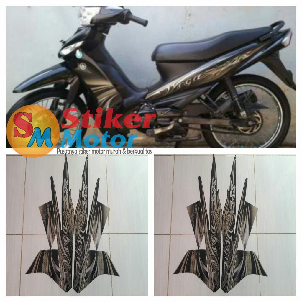 STRIPING STICKER LIS LES POLET BODY MOTORCYCLE HONDA GENIO 110 2022 CBS ...