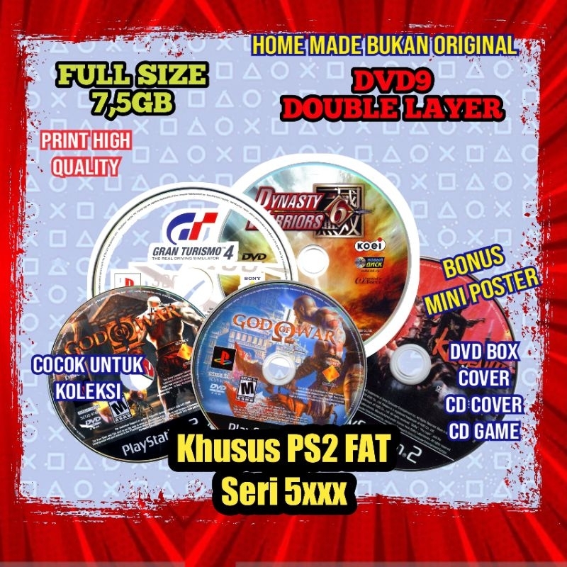 Ps2 Cassette DVD9 Double Layer Full Size | High Quality | Shopee ...