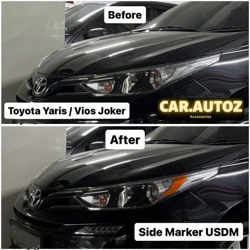Toyota Yaris / Vios Joker Orange Side Marker Sticker | Shopee Philippines