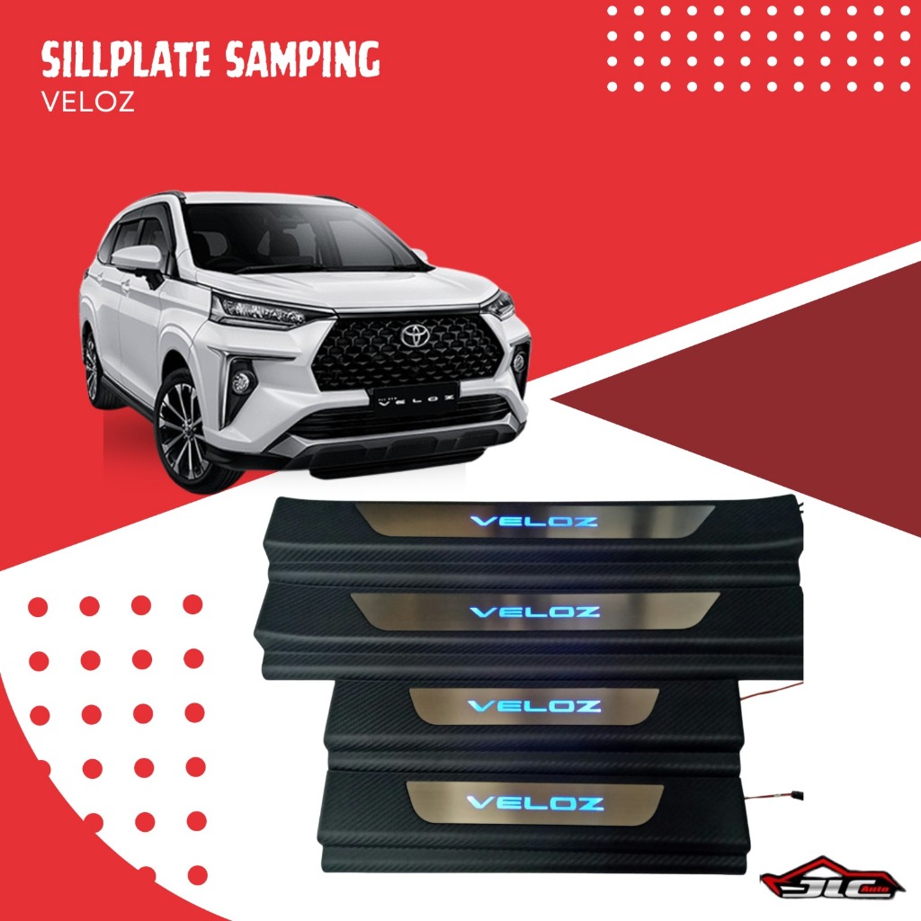 New TOYOTA VELOZ 2022 Side PLATE SILLPLATE LED Light | Shopee Philippines