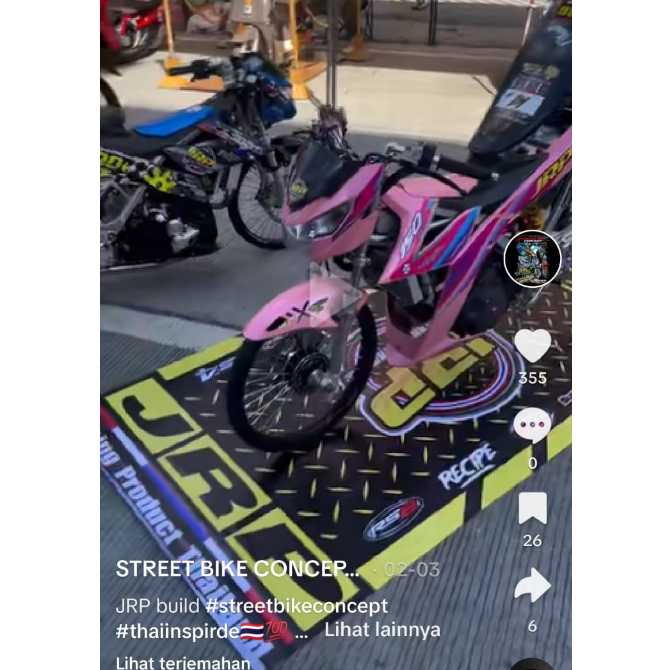 JRP THAILAND MODEL CARPET MOTORCYCLE BASE BANNER | Shopee Philippines