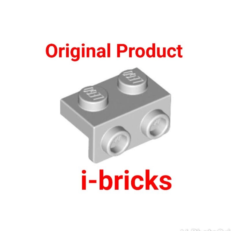 Lego parts 4654582 Angle Plate Top 1x2 Medium Stone Gray (LBG) | Shopee ...