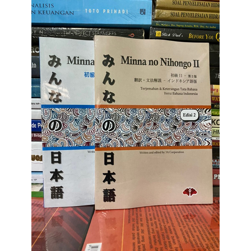 Package Of 2 Books Minna No Nihongo 2 Japan And 2 Indonesian Grammar ...