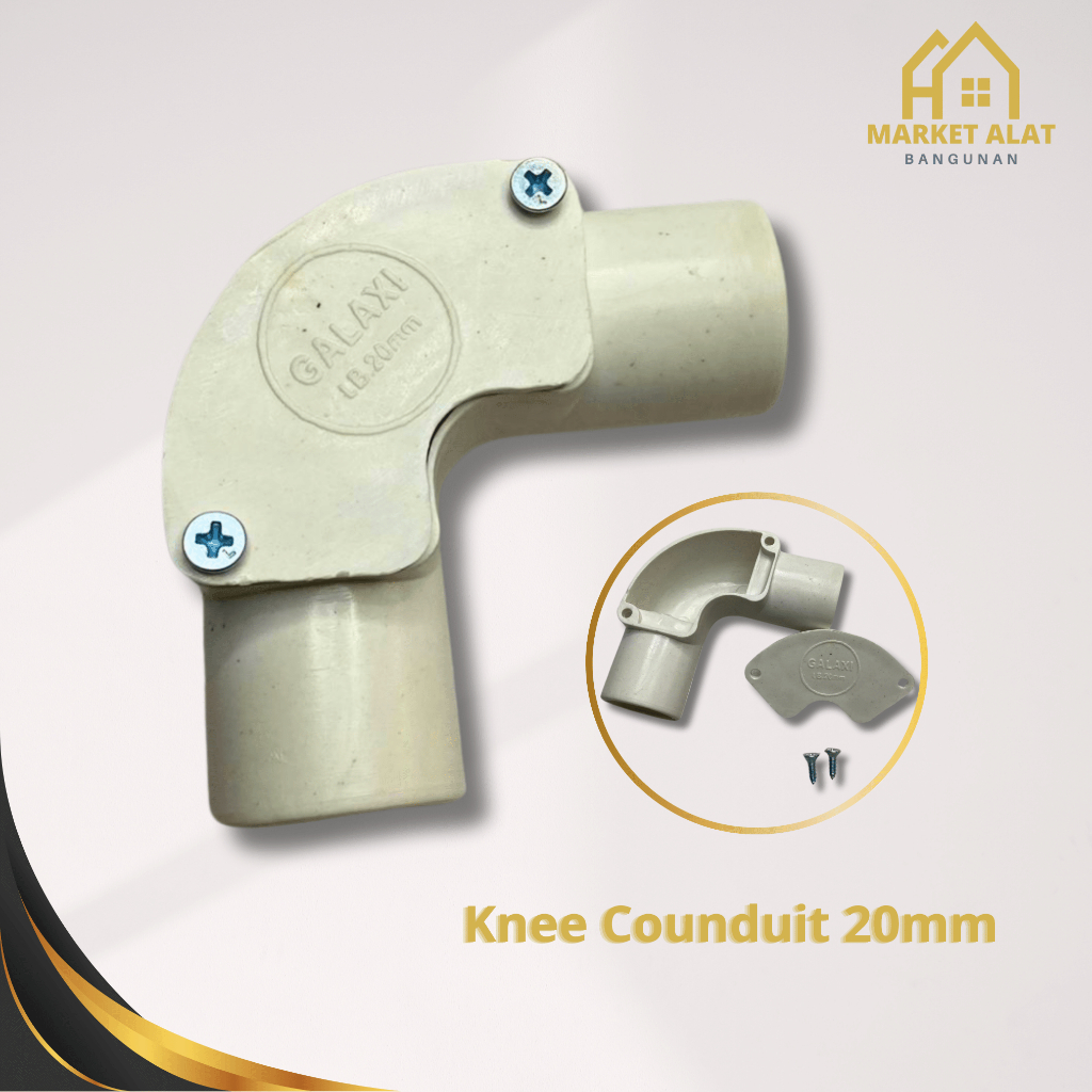 Knee Conduit 20mm PVC / Knie Keni Elbow L Bow Electric 20 mm / Electric ...