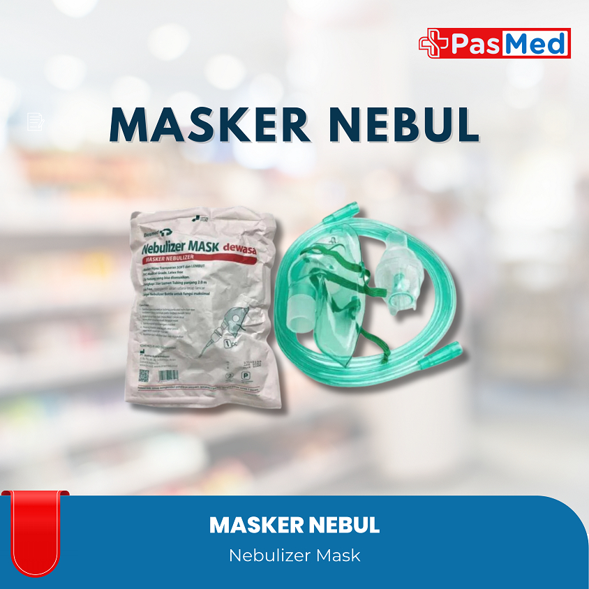 COSMOMED NEBULIZER MASK ONEMED l PASMED NEBULIZER MASK HOSE | Shopee ...