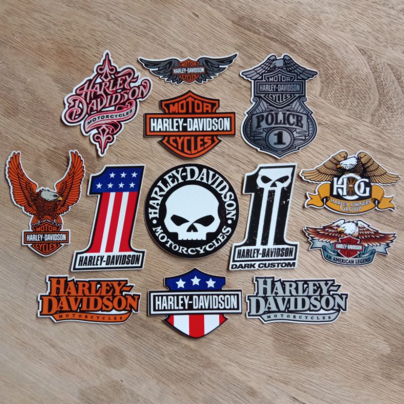 Harley DAVIDSON MOTORCYCLE STICKER PACK - Tumblr Laptop Aesthetic ...