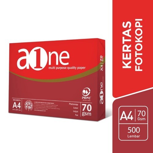 Hvs Aone Sinarmas A4 Paper 70gr / Economical Photocopy Printing Paper ...
