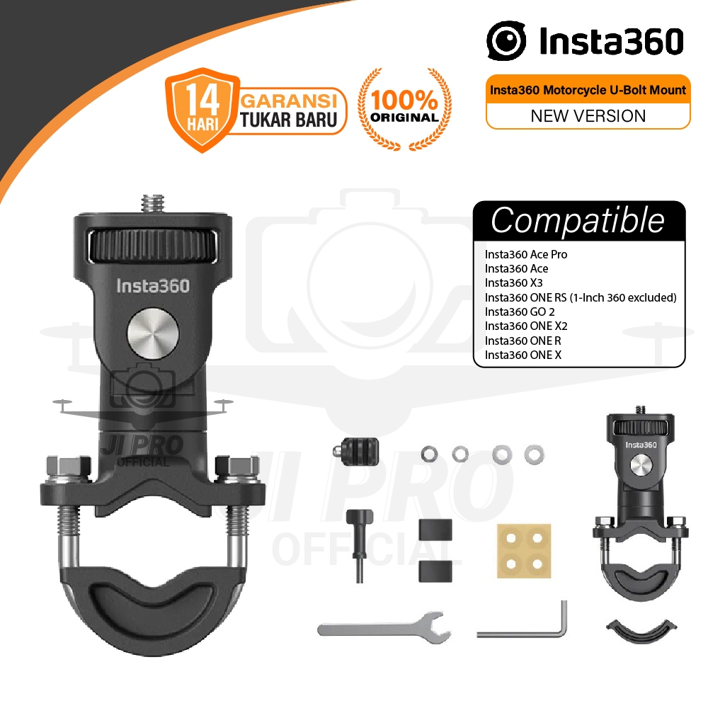 Insta360 Motorcycle U-Bolt Mount New Version Motorcycle Cycle Motorcycle | Shopee Philippines