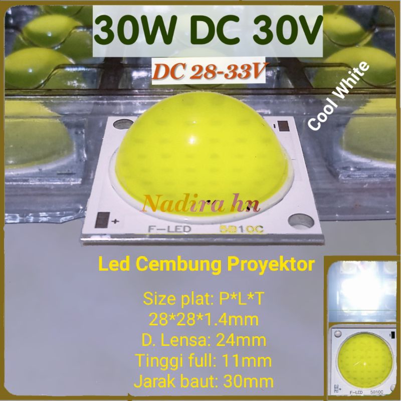 Convex LED Projector DC 30V hpl New Cob | Shopee Philippines