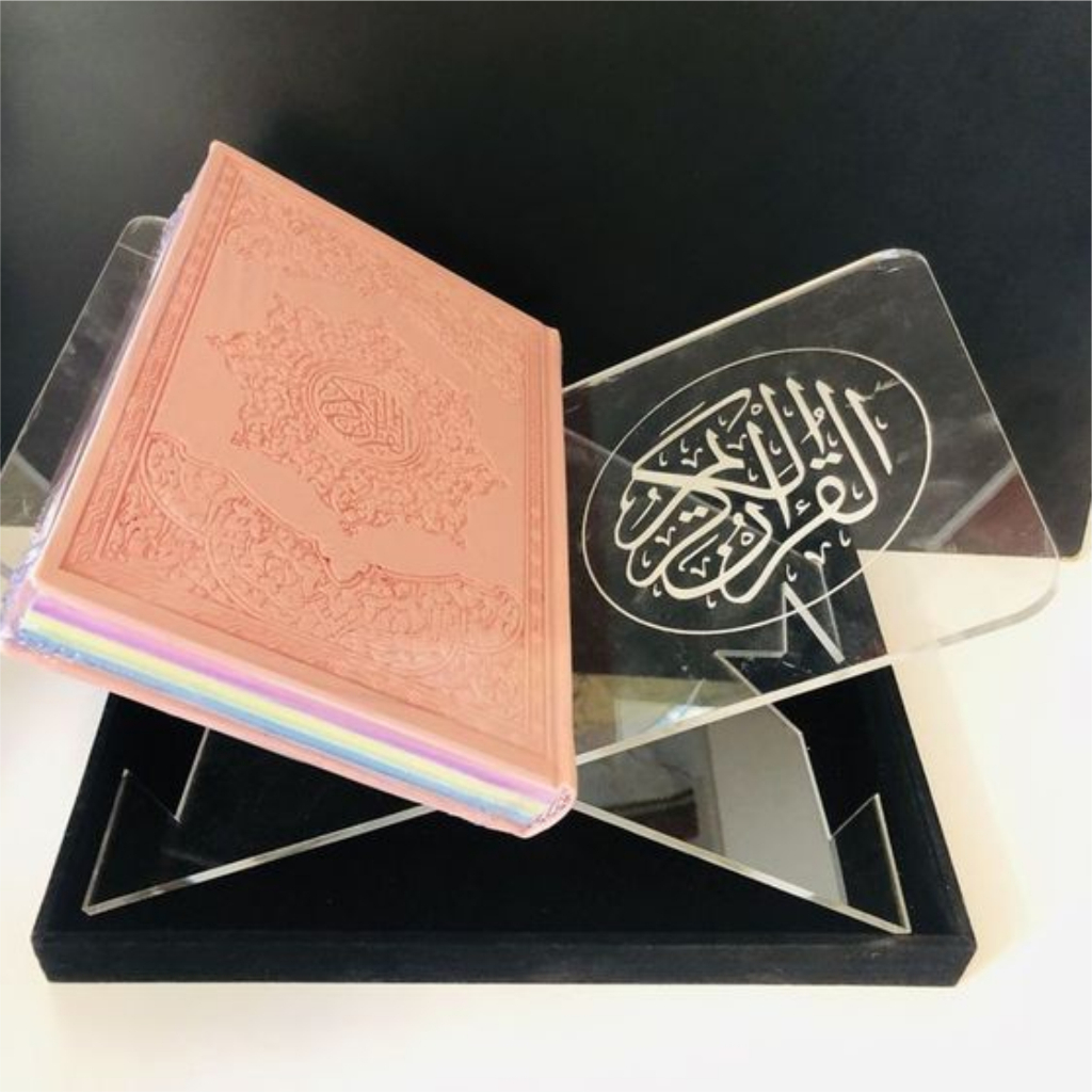 Acrylic Quran Rekal / Quran Stand / Transparent Folding Quran Table ...