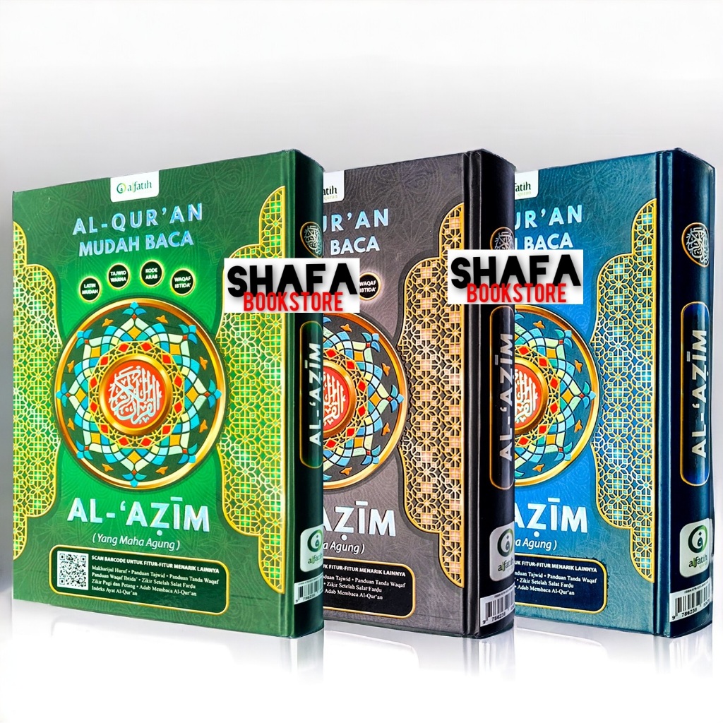 Al Quran Easy to Read AL AZIM A5 Color Tajwid Latin Waqaf Ibtida ...