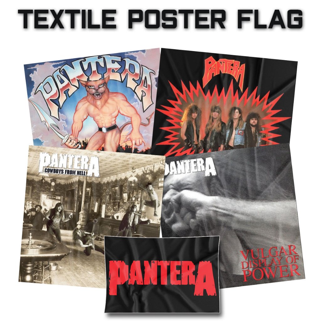 Pantera - Textile Flag/Band Flag/Fabric Poster/TAPESTRY | Shopee Philippines
