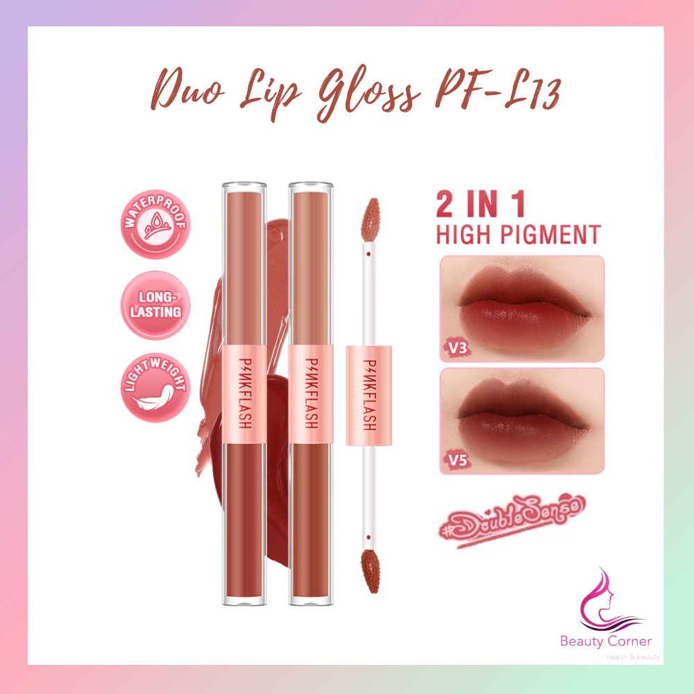 Pinkflash Duo Lip Gloss PF-L13 | Shopee Philippines