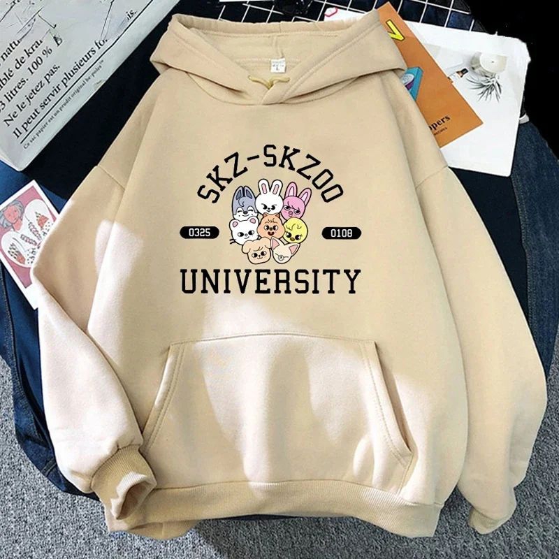 Hoodie Sweater Skz Skzoo University Straykids KPop Stray Kids Women Skz ...