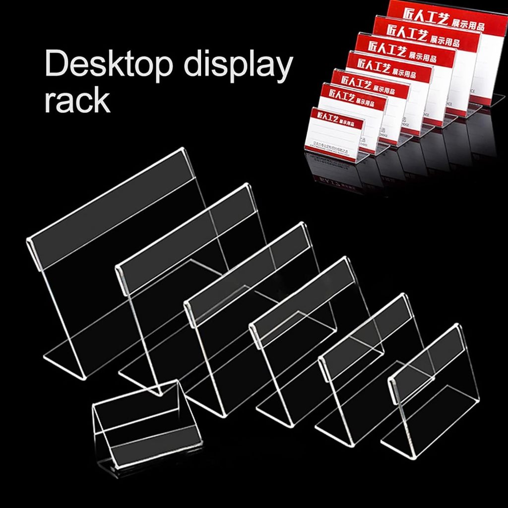 Acrylic Tent Card Small - Brochure Desk Label Acrylic Small Table ...