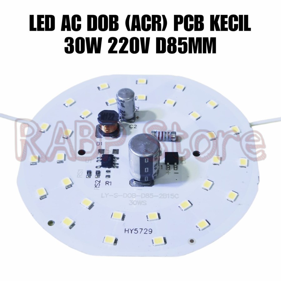 Pcb LED AC 30W 220V DOB (ACR) Small PCB Size DIAMETER 85MM | Shopee ...