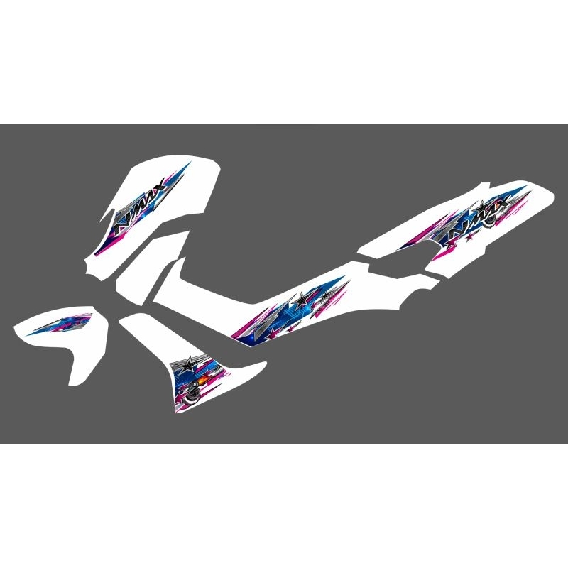 Stirping TRANSPARENT STICKER YAMAHA NMAX NEW 155 DESIGN LIVERY DIESEL ...