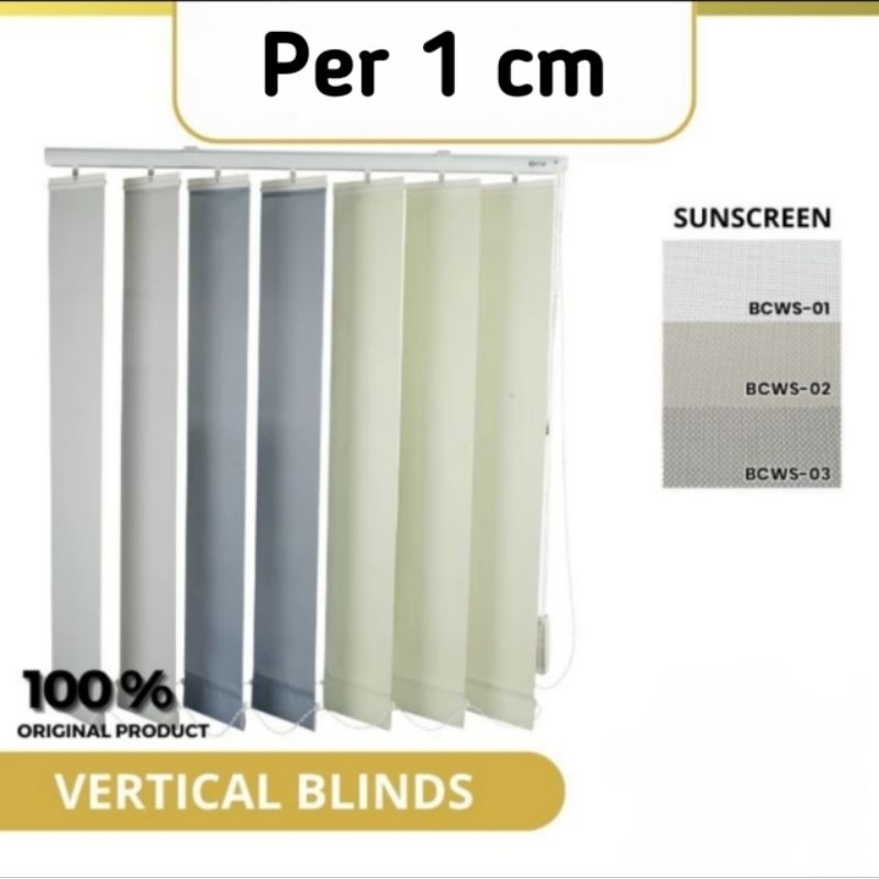 Vertical Blind Sunscreen - Custom Window Pull Curtains | Shopee Philippines
