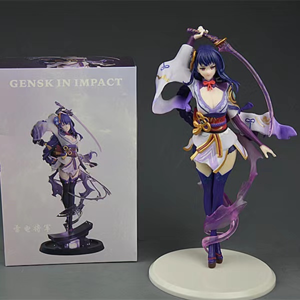 Genshin Impact Wiki Raiden Shogun Action Figure 19cm | Shopee Philippines