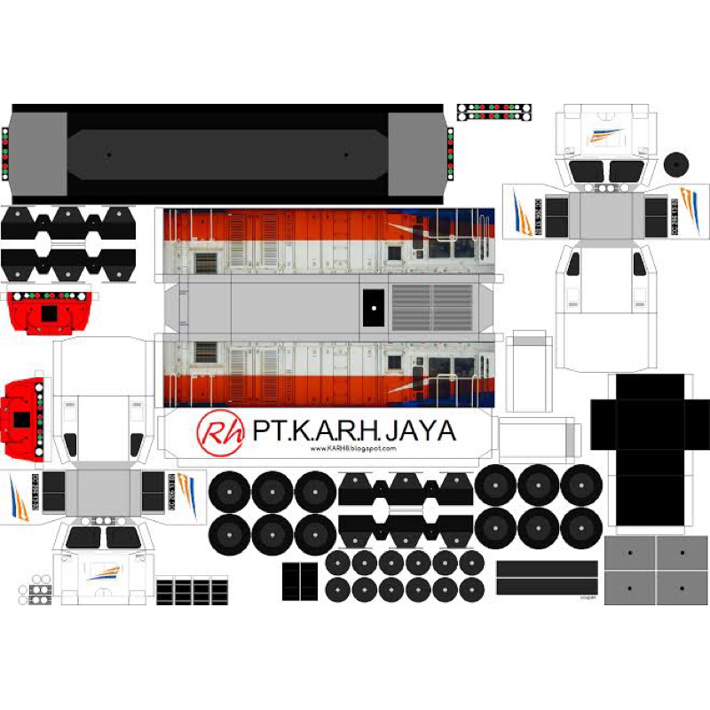 Indonesian Railway cc206 Locomotive papercraft Pattern | Shopee Philippines