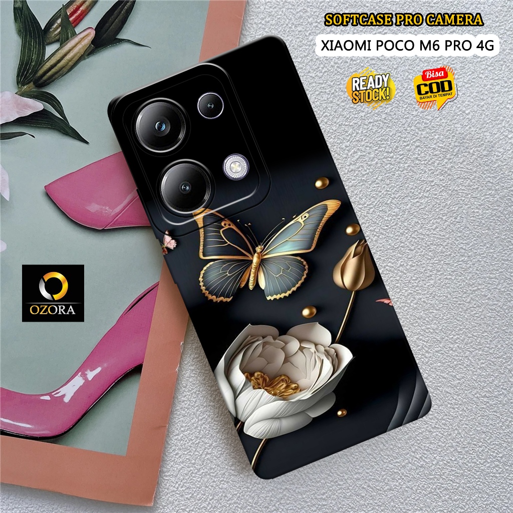HP OZORA - Latest Xiaomi Poco M6 Pro 4G Case - Fashion Butterfly Case ...