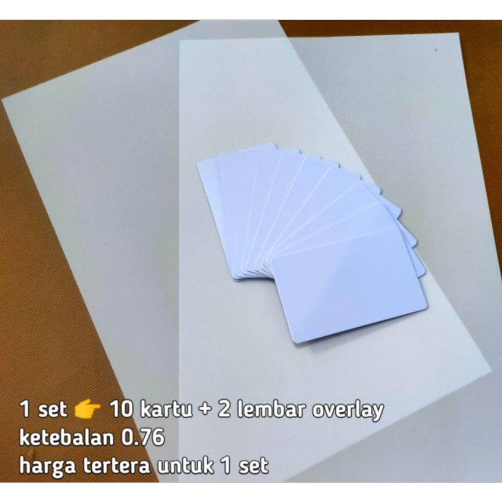 Pvc ID Card MATERIAL 1SET | Shopee Philippines
