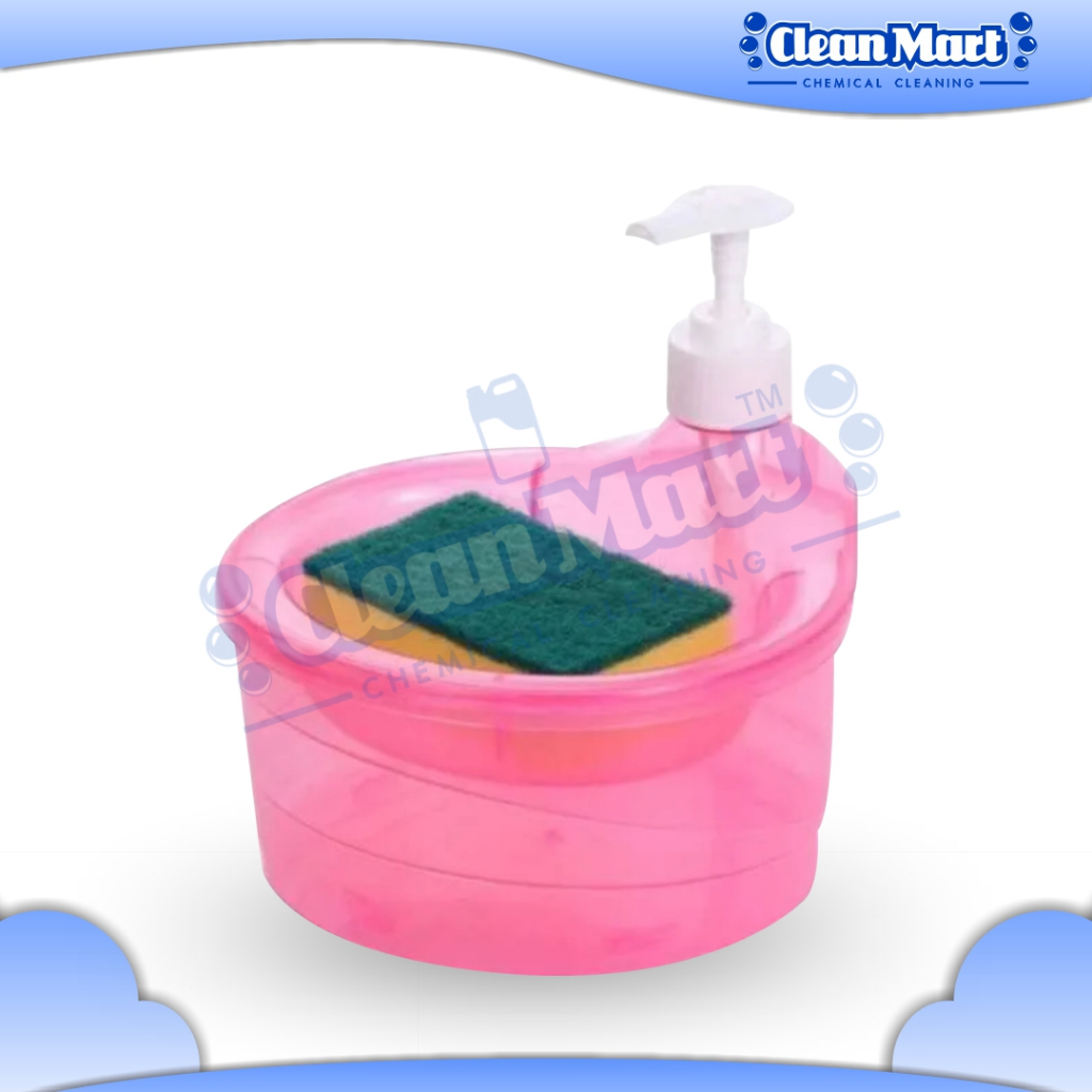Dishwasher + SPONGE / 2in1 LIQUID SOAP DISPENSER / ROUND LIQUID SOAP ...