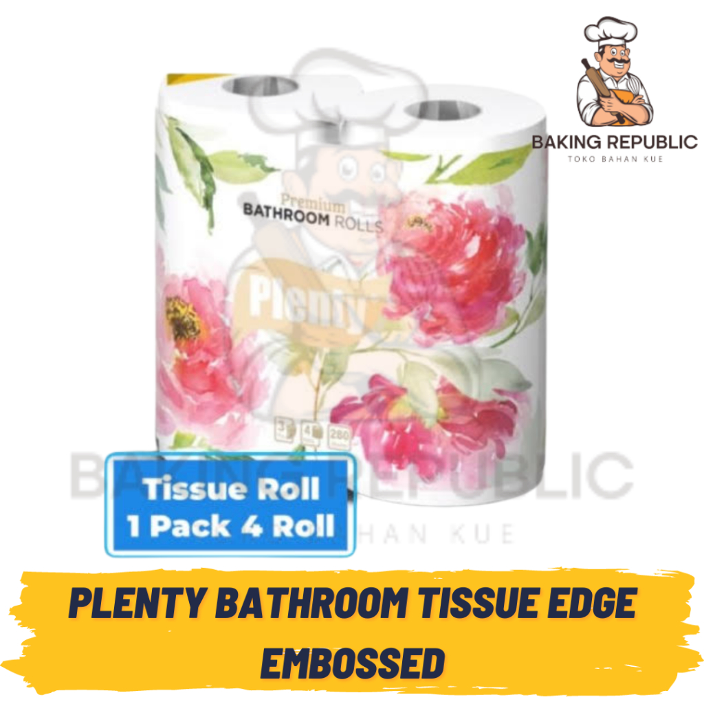 Plenty | Tissue PLENTY ROLL | Premium Roll Tissue | 1 PACK | 4pcs ...