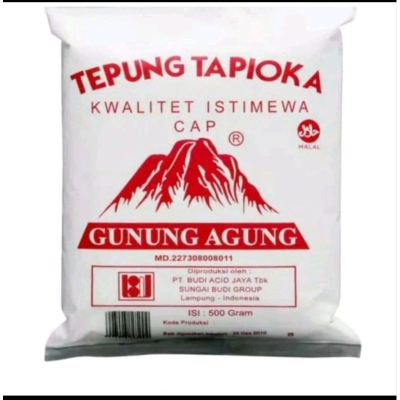 Gunung AGUNG Tapioca Flour 500GR | Shopee Philippines