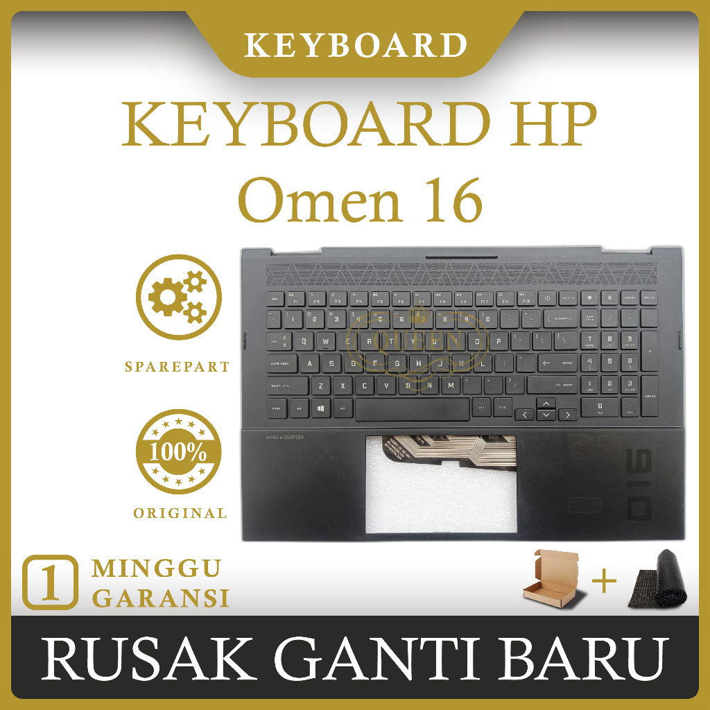 Original HP Omen 16-B 16T-B LAPTOP FRAME KEYBOARD | Shopee Philippines