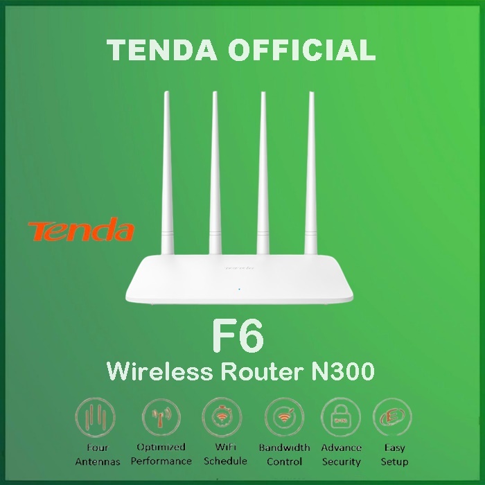 TENDA Tent F6 Wireless Router F 6 N300 Easy Setup | Shopee Philippines