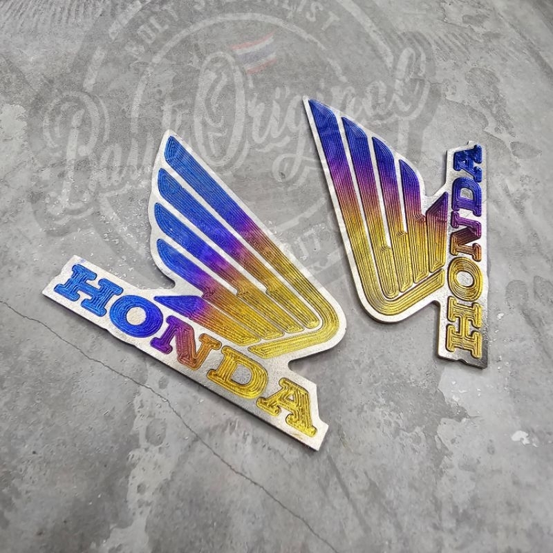 Price FOR A PAIR OF 2 original Vietnamese honda wing titanium wing ...