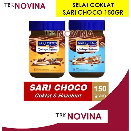Chocolate JUICE JAM CHOCOLATE CHOCOLATE / HAZELNUT CRUNCHY 150GR ...
