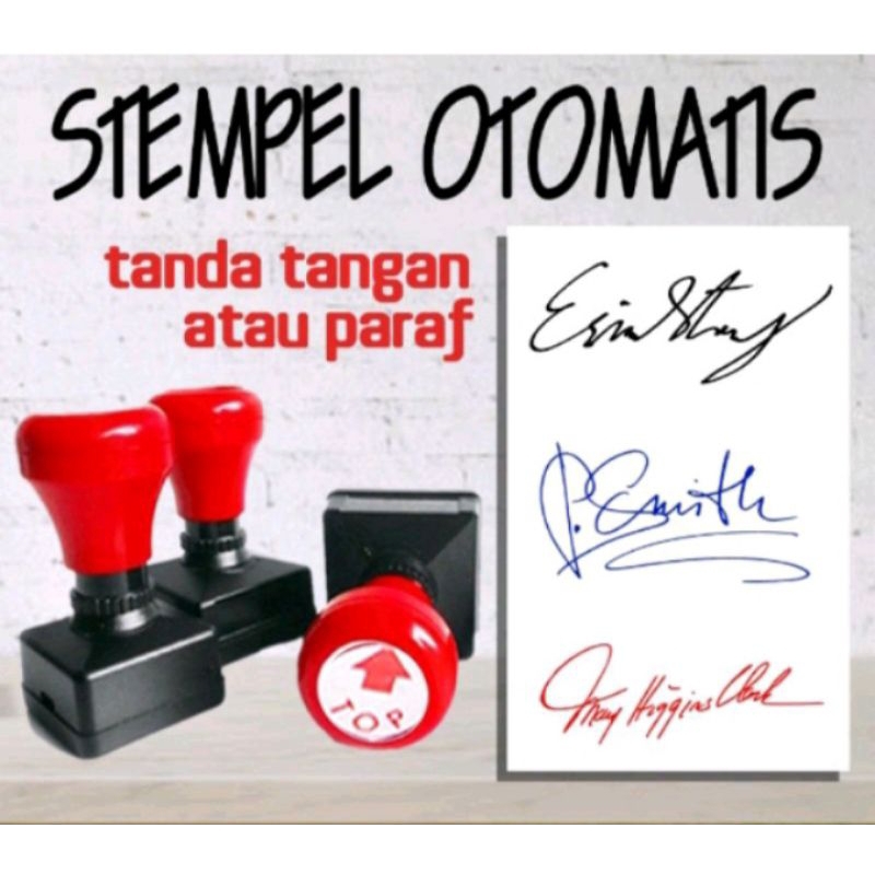 Sign OF HAND FLASH STAMP / PARAF STAMP / AUTOMATIC STAMP | Shopee ...