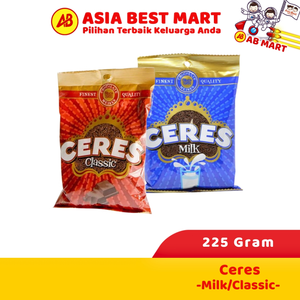 Ceres Classic Milk 225 Grams Chocolate Meses | Shopee Philippines
