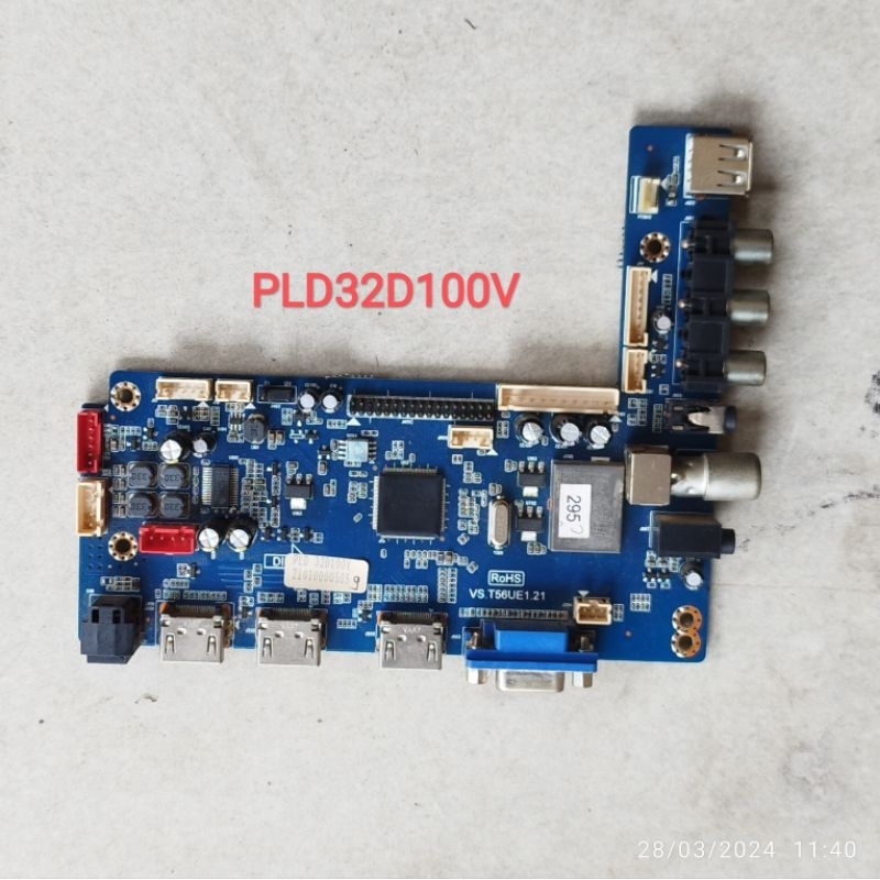 Polytron Led Tv Mainboard PLD32D100 / PLD 32D100V MB Tv 32 Inch ...