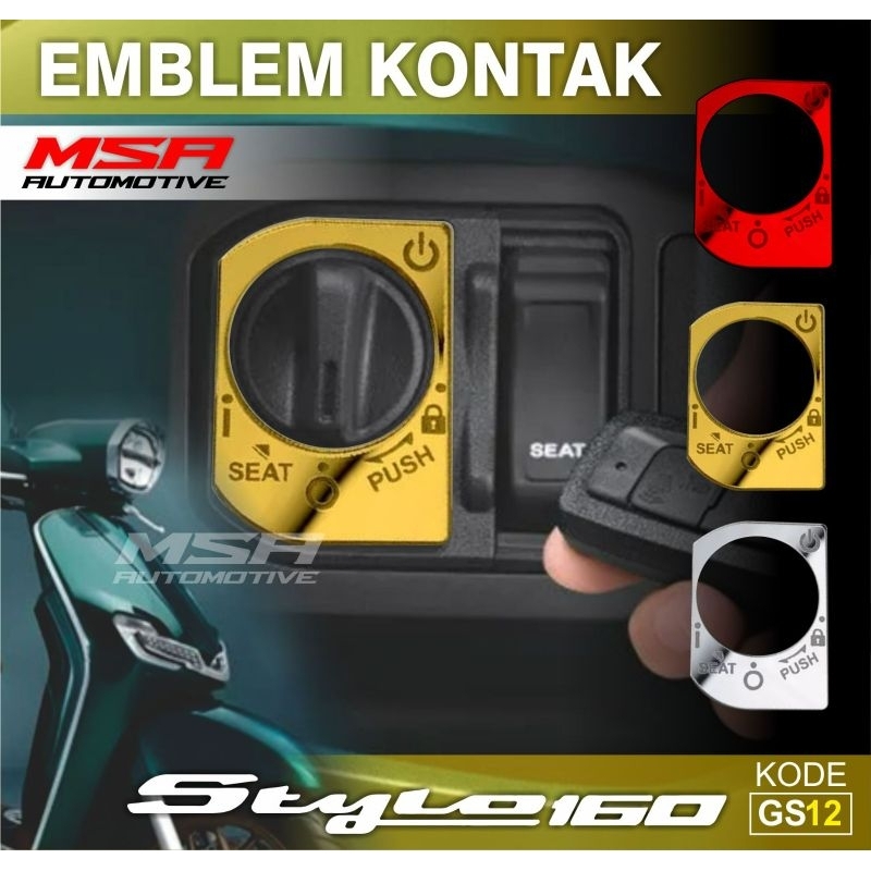 Honda Stylo 160 Motorcycle Contact Emblem - 2.5 mm thick acrylic ...