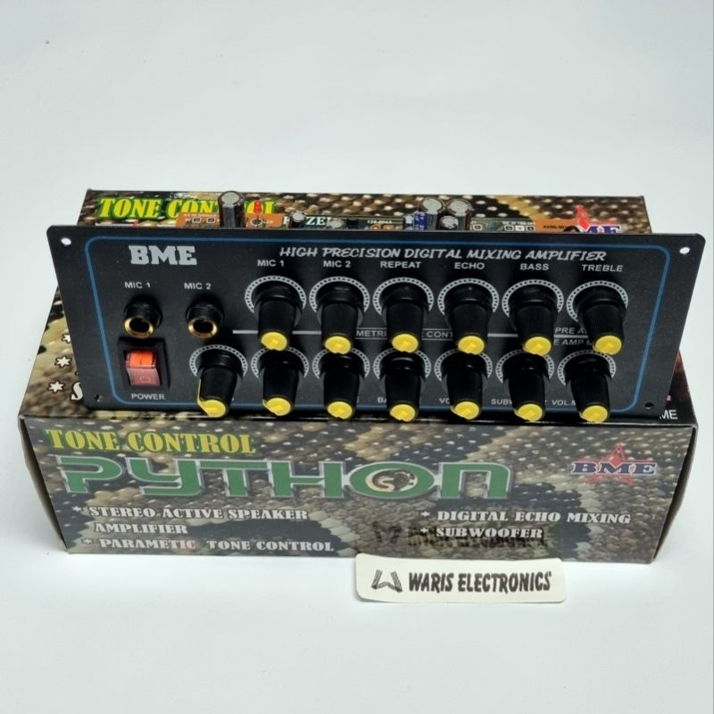 Tone Control Stereo Active Parametric Speaker and Echo Python | Shopee ...
