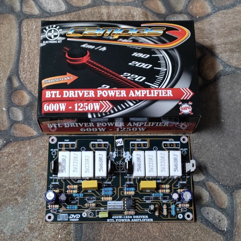 Btl 600watt~1250watt CAMPOS Power Amplifier Driver KIT | Shopee Philippines