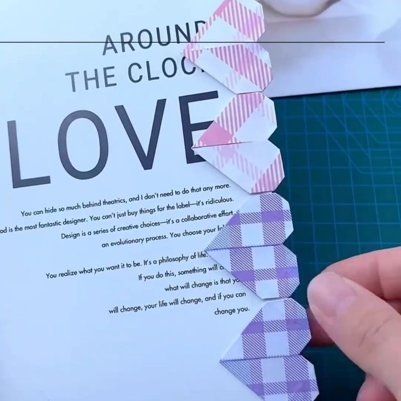 Origami Heart Book Divider | Shopee Philippines