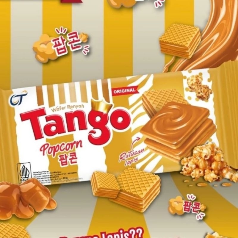 Tango Popcorn Wafers Limited Edition 110gr | Shopee Philippines