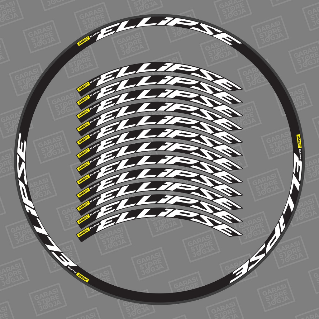 Mavic Ellipse Rims Decal | Shopee Philippines