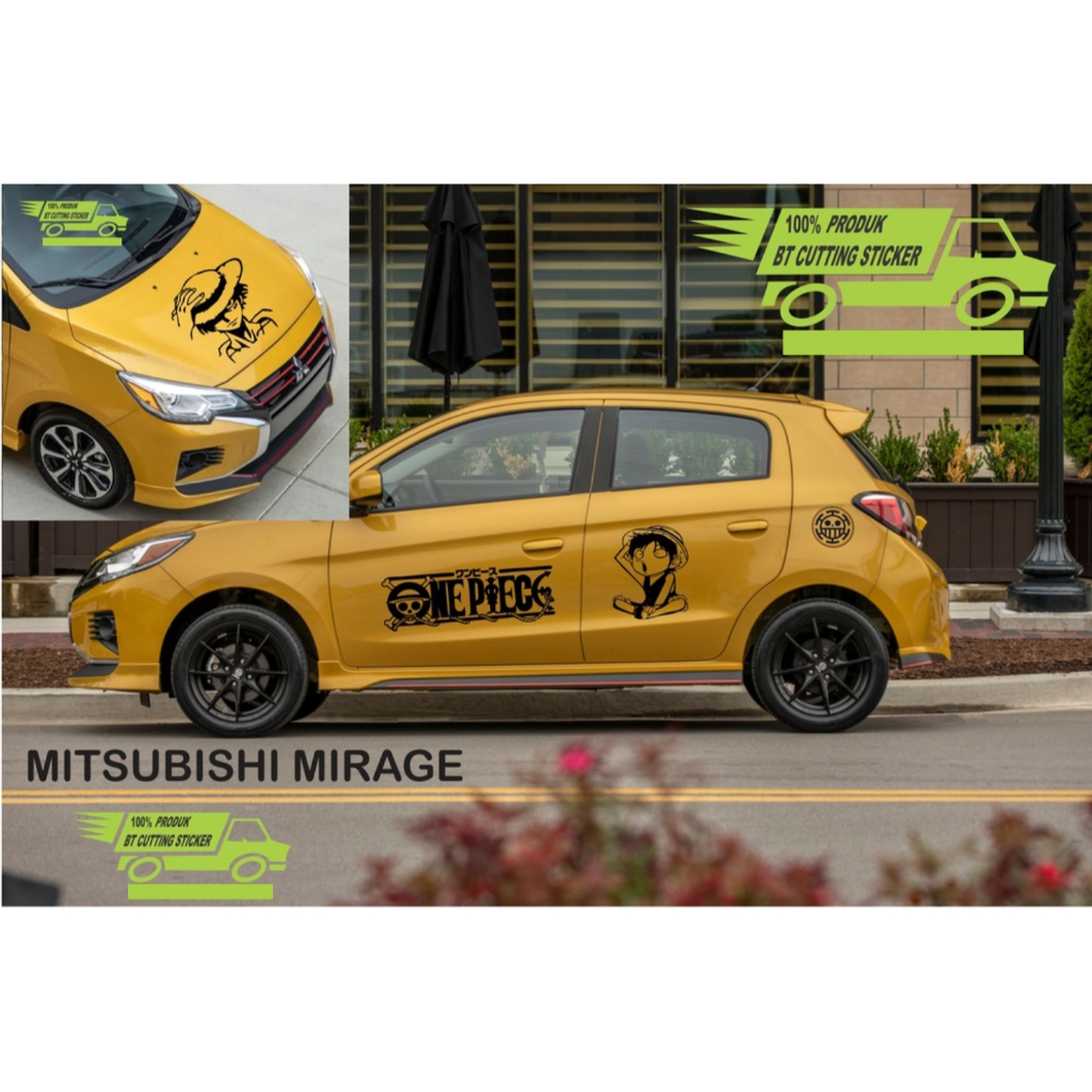 One Piece Sticker mitsubishi Mirage Car Sticker/ One Piece anime ...