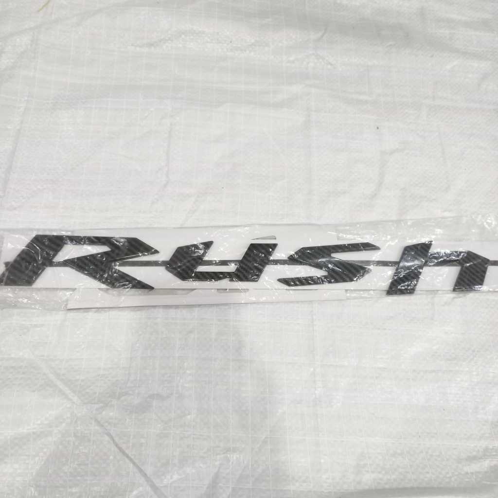 MESIN Big Rush Engine Hood Emblem 14x5 cm | Shopee Philippines