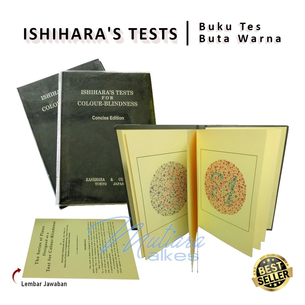 LOKAL [READY] Local Color Blindness Test Book 14 Pages ishiharas ...