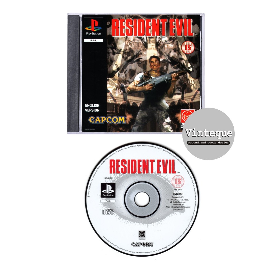 PS1 Playstation 1 CD Cassette Original Resident Evil 1 Factory | Shopee ...