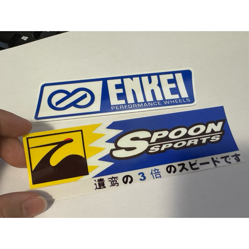 Jdm spoon sports And enkei logo Stickers | Shopee Philippines