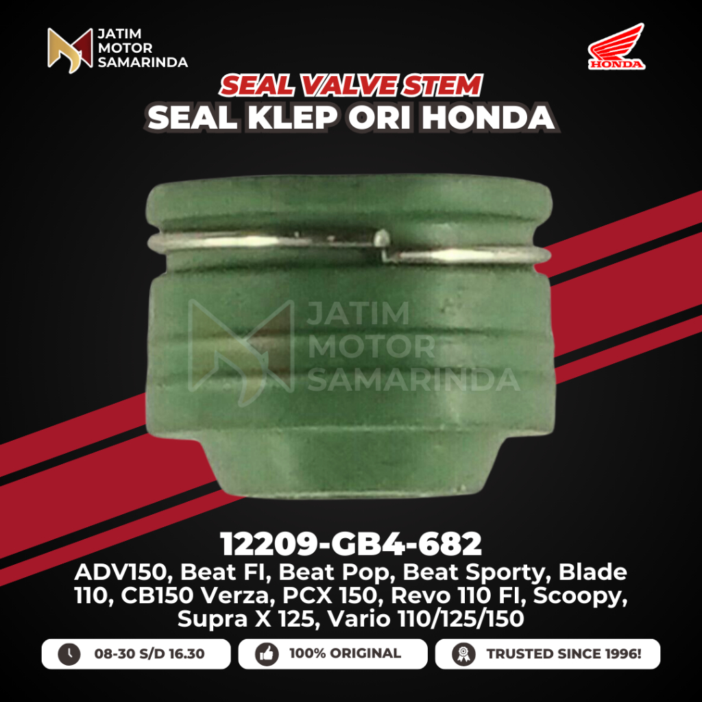 Honda AHM Genuine Parts Seal Valve Stem Seal Valve Sil Valve 12209-GB4 ...