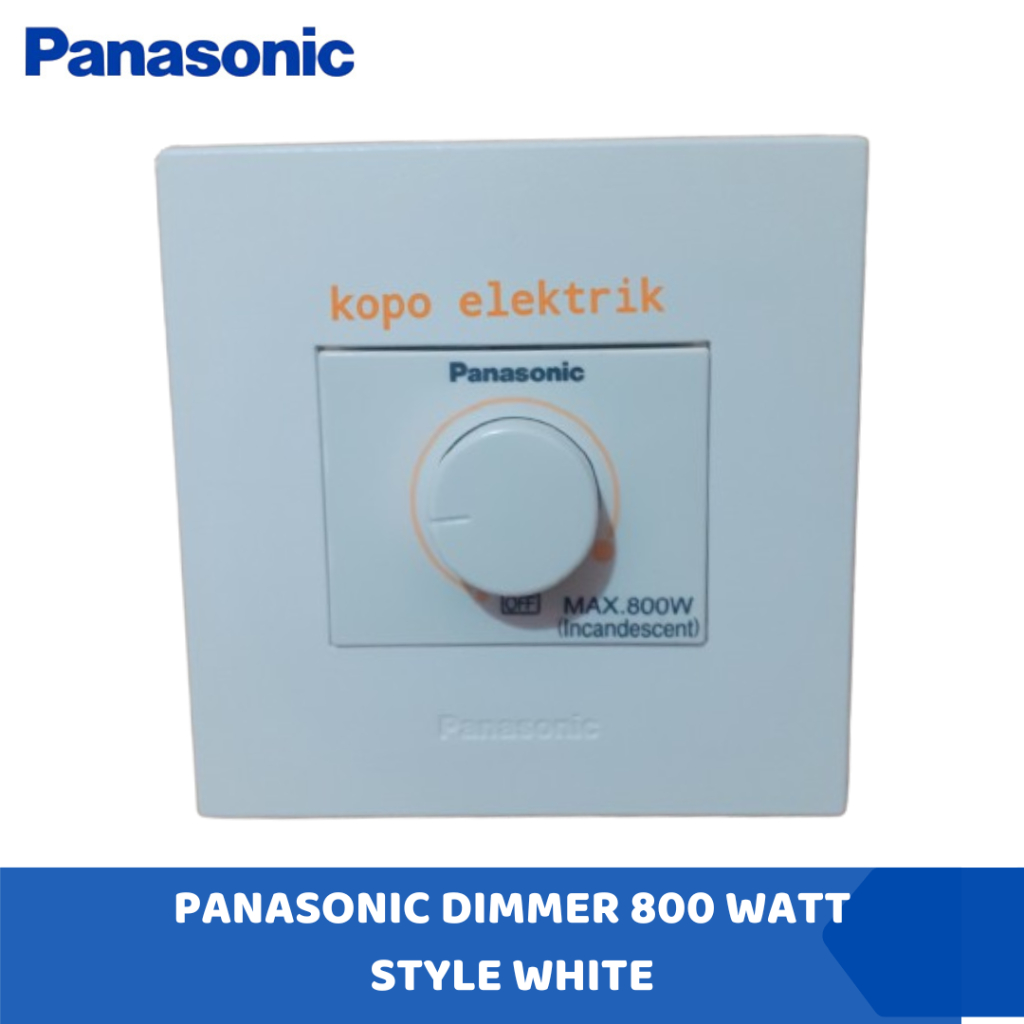 Panasonic Dimmer 800 Watt Style White | Shopee Philippines