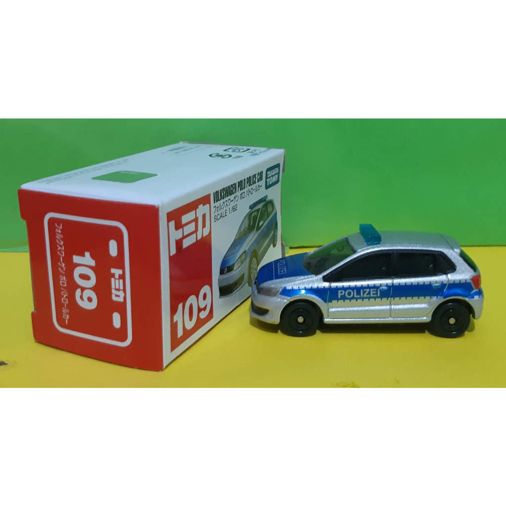 Tomica 109 VOLKSWAGEN POLO POLICE CAR (A) | Shopee Philippines